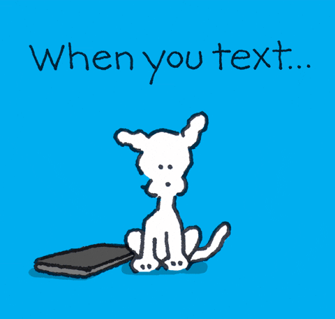 I Love You Texting GIF by Chippy the Dog - Find & Share on GIPHY