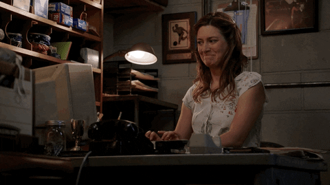 Zoe Perry Type GIF by CBS - Find & Share on GIPHY
