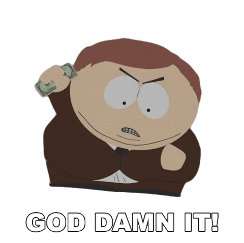 God Damn It Sticker by South Park for iOS & Android | GIPHY