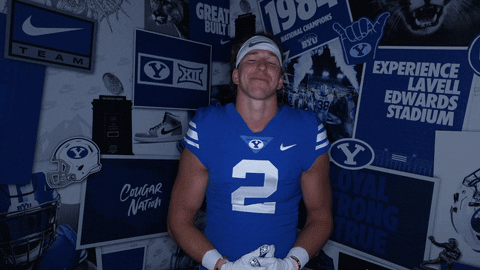 Byu Football Go Cougs GIF by BYU Cougars - Find & Share on GIPHY