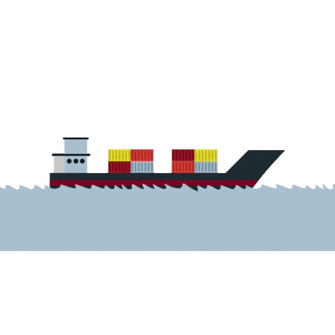 Cargo Ship Sticker by DTM - Deal Trough Mexico for iOS & Android | GIPHY