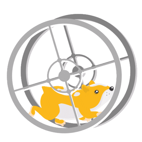 Rat Race Running Sticker by Demic for iOS & Android | GIPHY