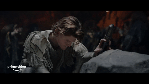 Gollum Falling Into Mount Doom Gif
