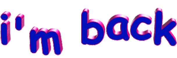 Words Im Back Sticker by AnimatedText for iOS & Android | GIPHY