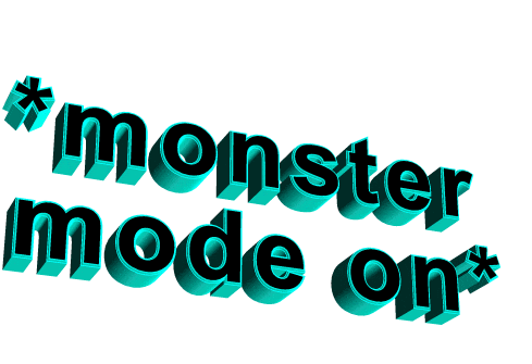 Monster Sticker by AnimatedText for iOS & Android | GIPHY