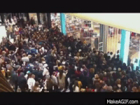 Crowd Running Gif