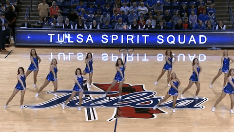Tulsa Golden Hurricane Dance GIF by The University of Tulsa - Find ...