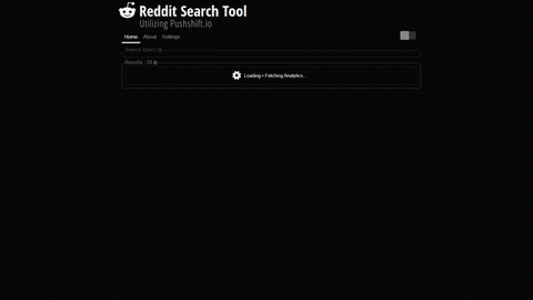 GitHub - HenryBalassiano/reddit-search-tool: reddit search tool using the pushift.io API