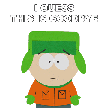 Kyle Broflovski Goodbye Sticker by South Park for iOS & Android | GIPHY