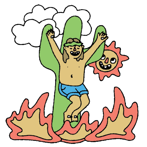 Fire Smile Sticker by joelkirschenbaum for iOS & Android | GIPHY