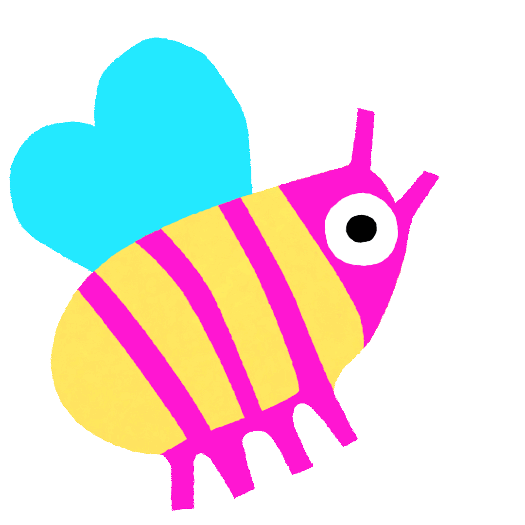 Queen Bee Flower Sticker by JAVI CARRASCO for iOS & Android | GIPHY