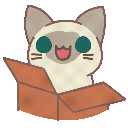Cat Box Sticker by HyperBeard for iOS & Android | GIPHY