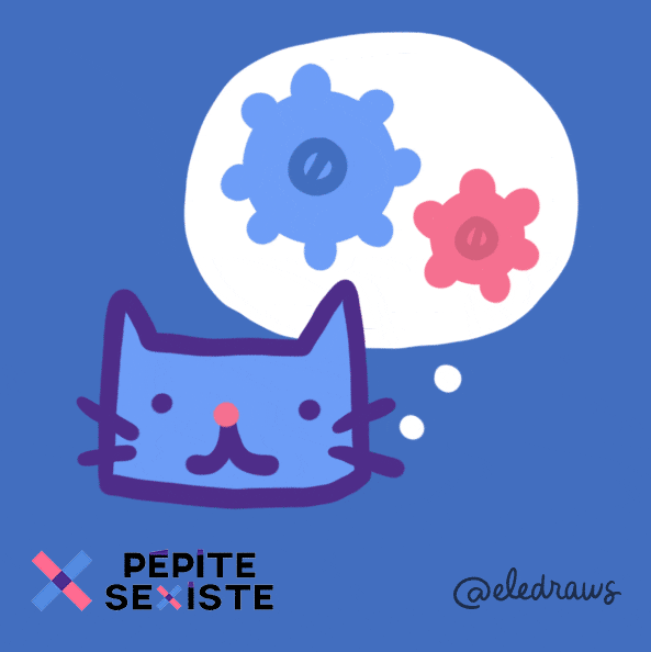 Cat Think GIF by Eledraws (Eleonore Bem) - Find & Share on GIPHY