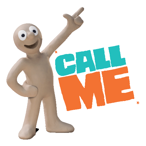 Morph Call Me Sticker by Aardman Animations for iOS & Android | GIPHY