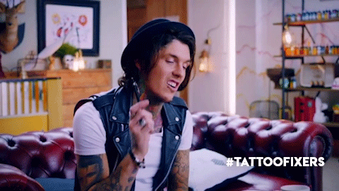 E4 GIF by Tattoo Fixers - Find & Share on GIPHY