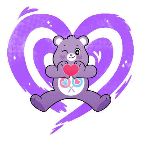 Heart Wink Sticker by Care Bear Stare! for iOS & Android | GIPHY