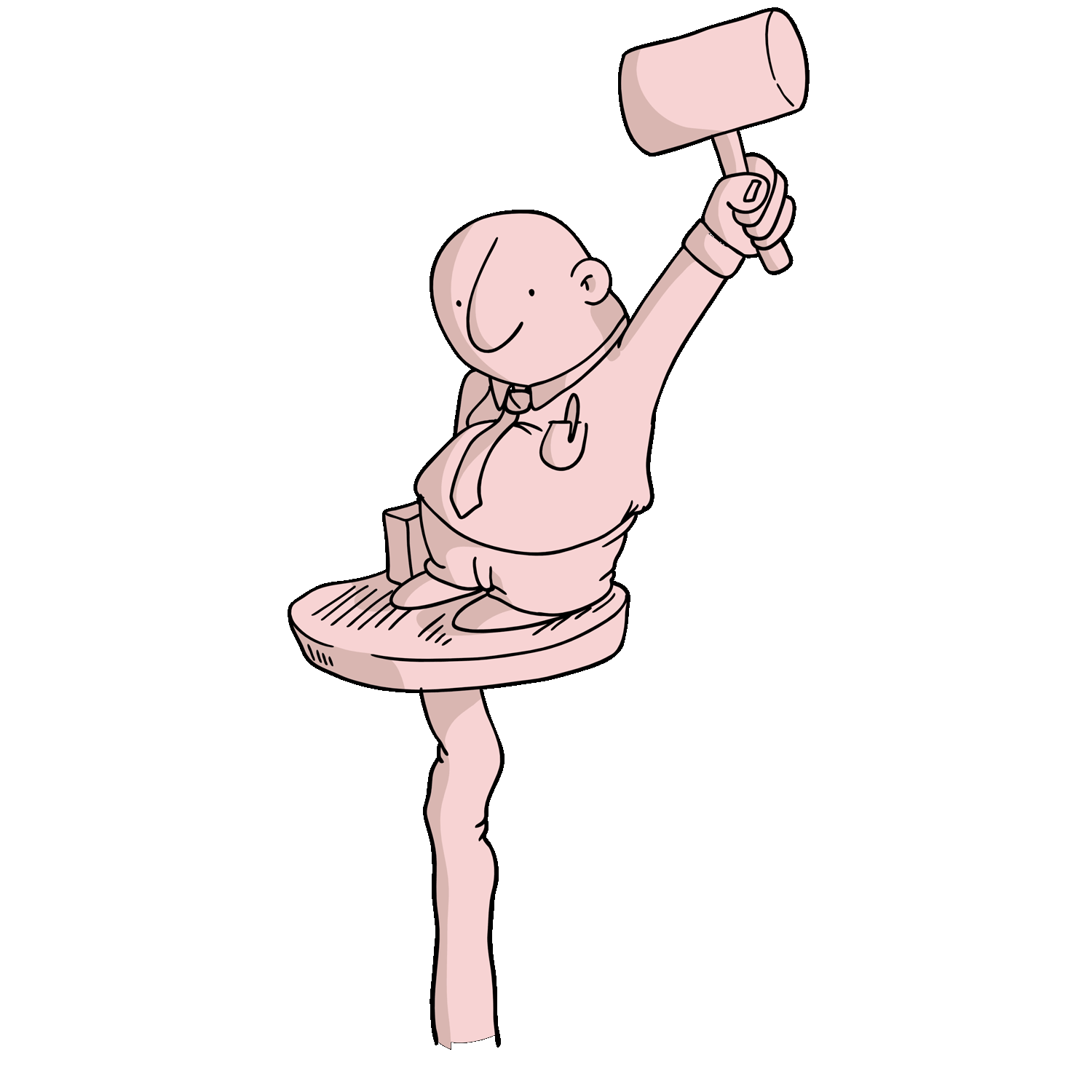 Hammerman Workingman Sticker by Lucas Levitan for iOS & Android | GIPHY