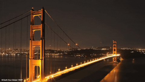 San Francisco Night GIF by Earth Hour - Find & Share on GIPHY