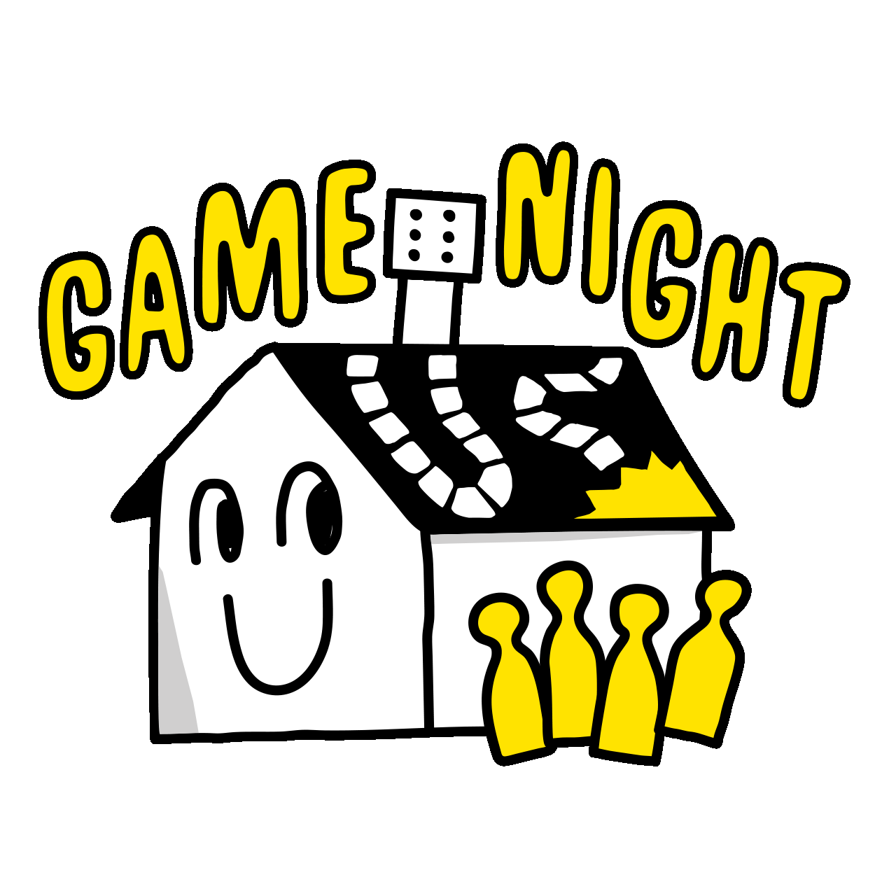 Game Night Board Games Sticker by Big Potato Games for iOS & Android ...