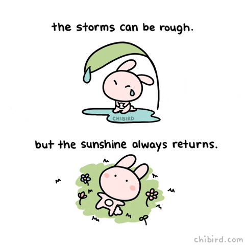 Bunny Storm GIF by Chibird - Find & Share on GIPHY