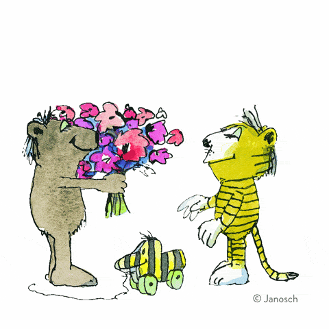 Flowers Love GIF by Janosch - Find & Share on GIPHY