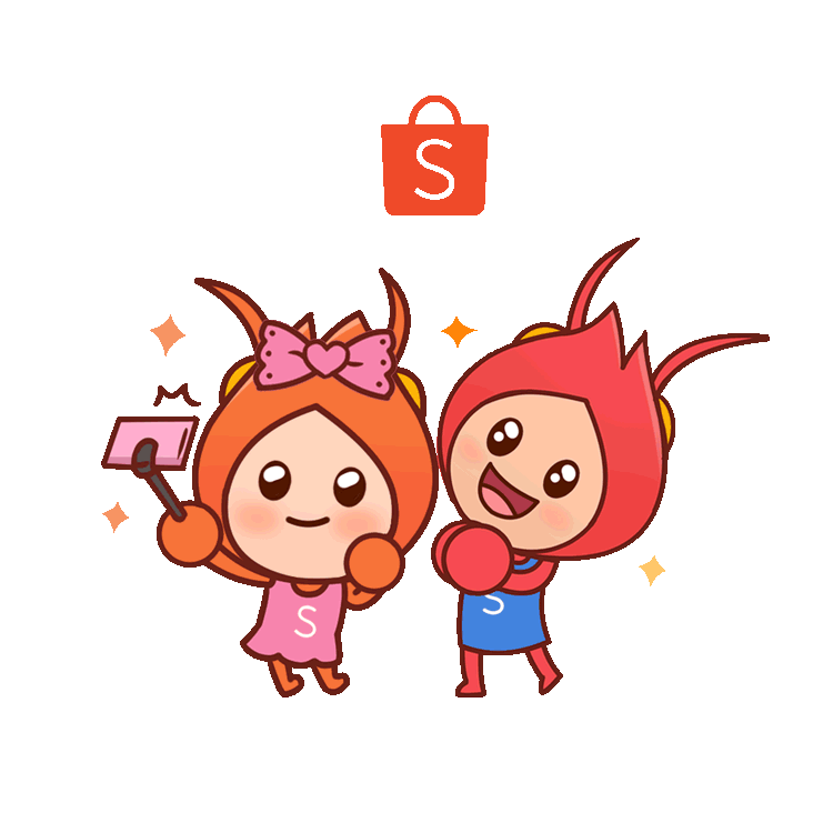 Happy Fun Sticker by Shopee for iOS & Android | GIPHY