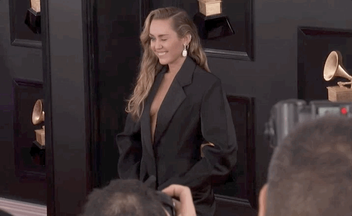 Miley Cyrus 61St Grammys GIF by Recording Academy / GRAMMYs - Find ...