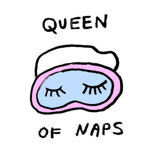 Queen Sleeping Sticker for iOS & Android | GIPHY