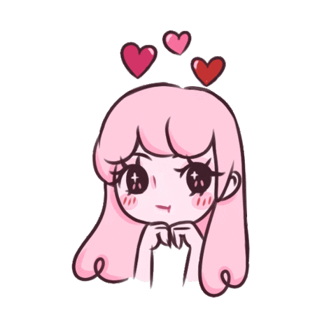 Blushing In Love Sticker by pnkemoji for iOS & Android | GIPHY