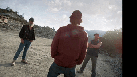 Gold Mining GIF by Discovery Europe - Find & Share on GIPHY