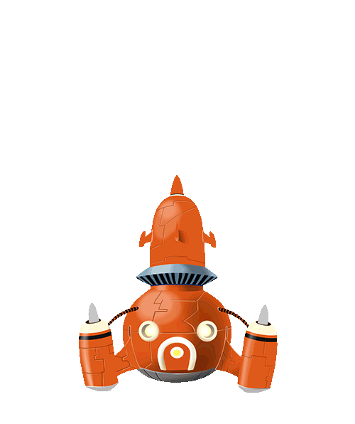 Lift Off Rocket Sticker by Bill Greenhead for iOS & Android | GIPHY