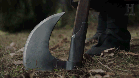 History Channel Axe GIF by HISTORY UK - Find & Share on GIPHY