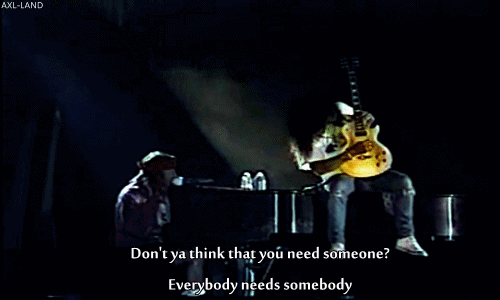 Everybody Needs Somebody GIFs - Get the best GIF on GIPHY