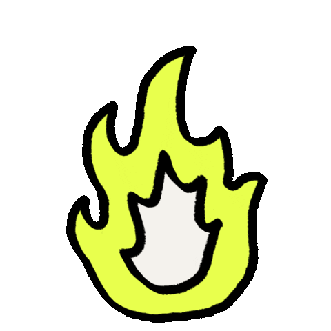 Fire Swipe Up Sticker by KARA for iOS & Android | GIPHY