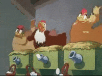 Gif De Pollo Corriendo Chicken Running Gif Merch & Gifts For Sale