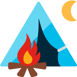 Night Camping Sticker by Cisco Eng-emojis for iOS & Android | GIPHY
