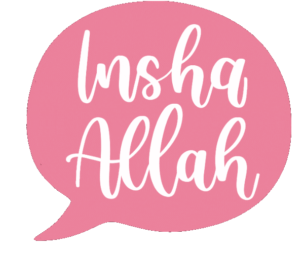 Insha Allah Thecrafterhours Sticker for iOS & Android | GIPHY