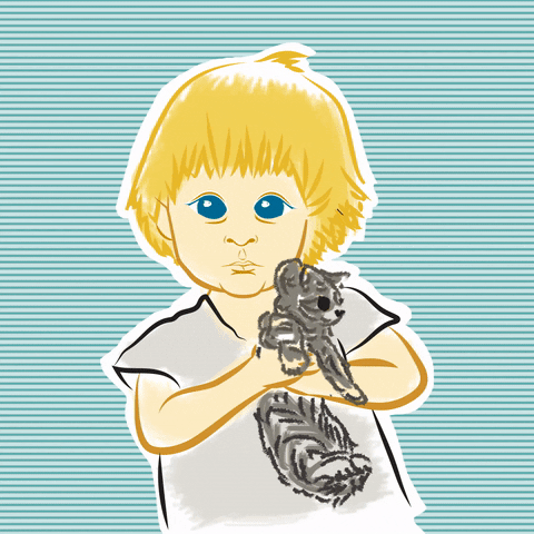 New Giphy photo tagged: art, cat, cute, design, life, illustration ...