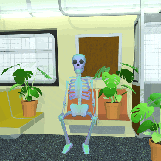 Train Skeleton GIF by jjjjjohn - Find & Share on GIPHY