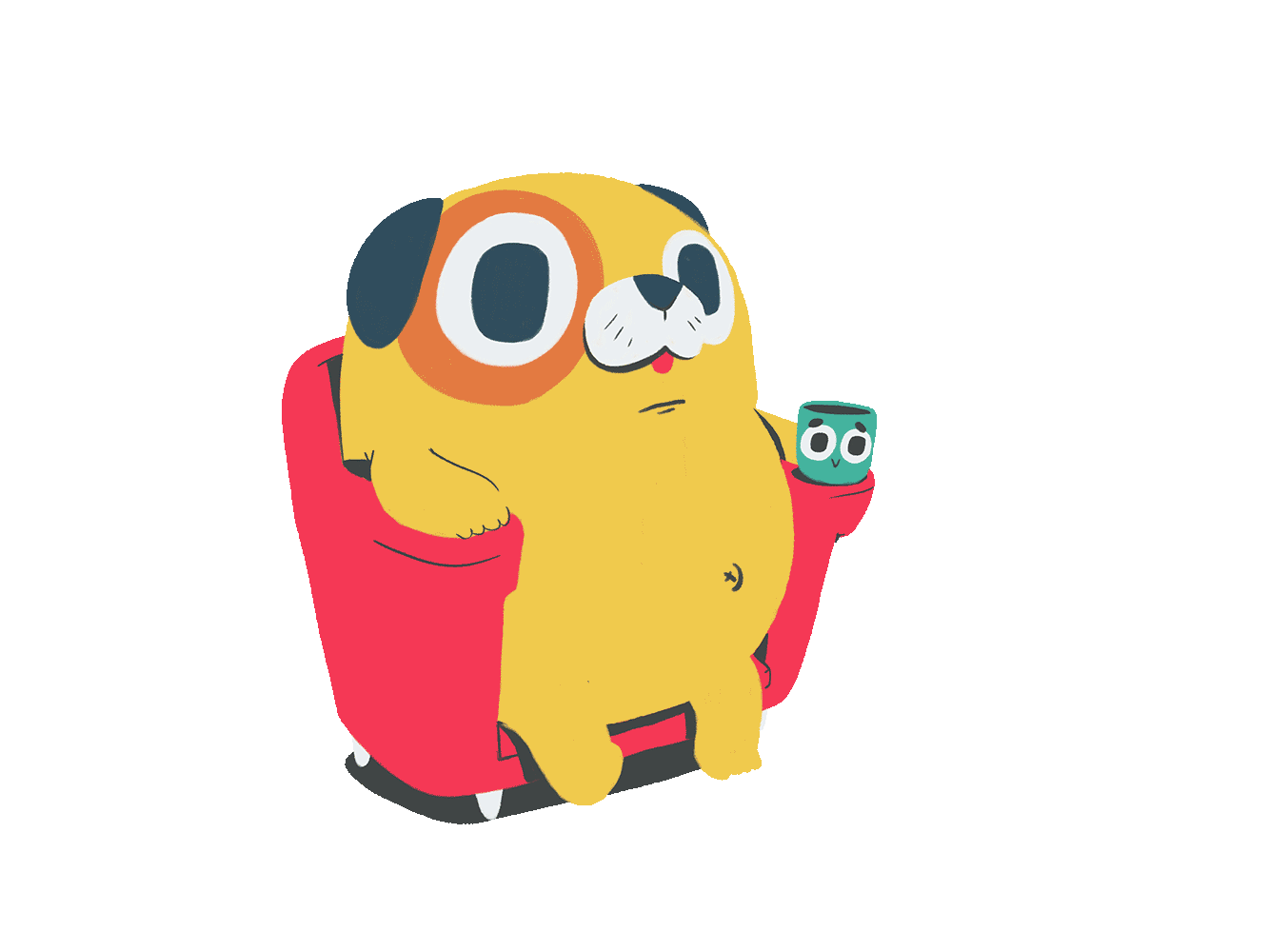 Animation Waiting Sticker by Yimbo for iOS & Android | GIPHY