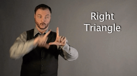 Sign Language Right Triangle GIF by Sign with Robert - Find & Share on ...