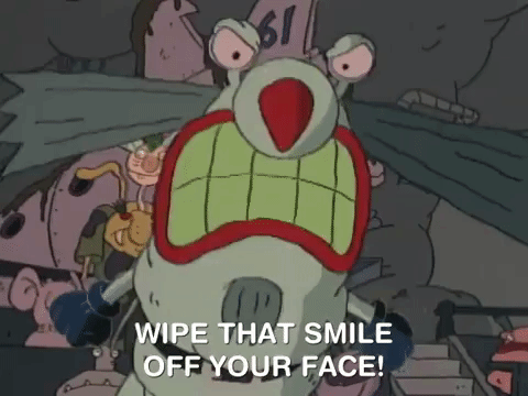 Wipe-that-smile-off-your-face GIFs - Get the best GIF on GIPHY