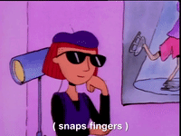 Finger Snap Point Gif