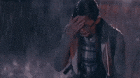 Crying In The Rain Gif