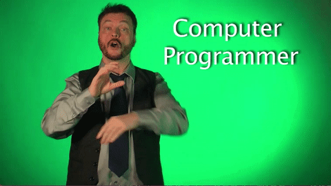 Computer Programmer GIF by Sign with Robert - Find & Share on GIPHY