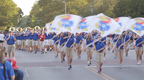 Marching Band GIF by University of Kansas - Find & Share on GIPHY