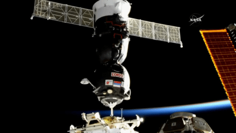 Space Docking Gif
