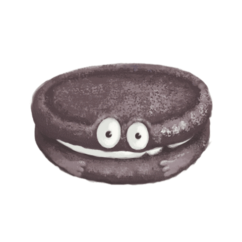 Cookie Monster Eating Sticker by Monika Klobcar for iOS & Android | GIPHY