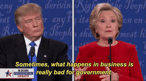 Debate Sometimes What Happens In Business Is Really Bad For Government ...