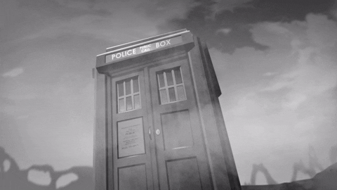 Tardis Landing Gif